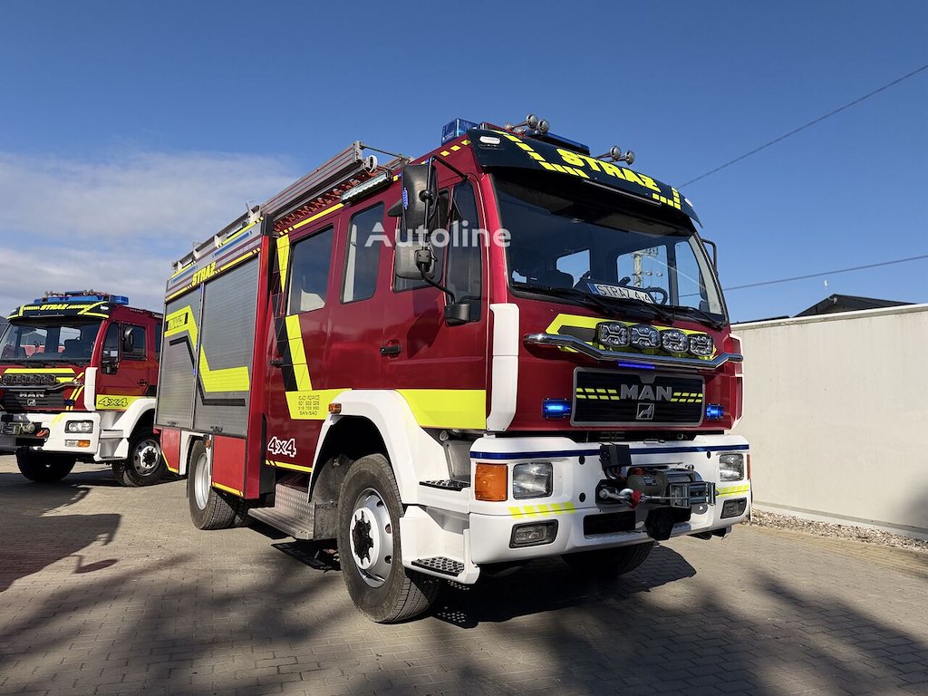 MAN Straż pożarna pojazd pożarniczy wóz strażacki MAN L80 4x4 GBA śr vatrogasno vozilo