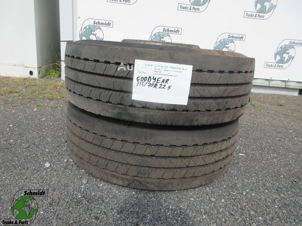 Goodyear 315 / 70. 22,5 BAND MET STAALWIEL PROFIEL 80% guma za kamione