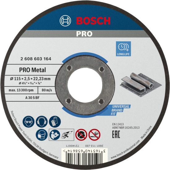 Bosch PRO Metal rezna ploča 115x2.5 mm A 30 S BF ravna (2608603164)