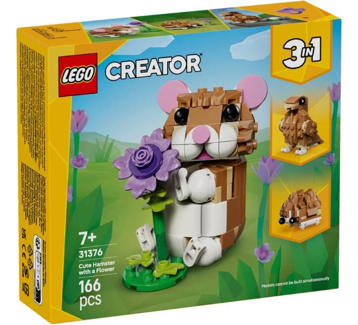 LEGO Slatki hrčak sa cvetom LE31376