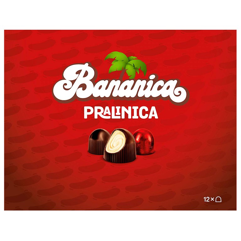Štark bombonjera bananica pralinica 141g štarkštark