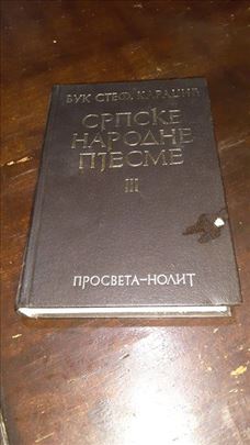 Srpske narodne pjesme III, Vuk Stefanovic Karadzic