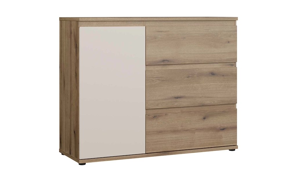 Collet komoda 115x41x93 cm oak/sand