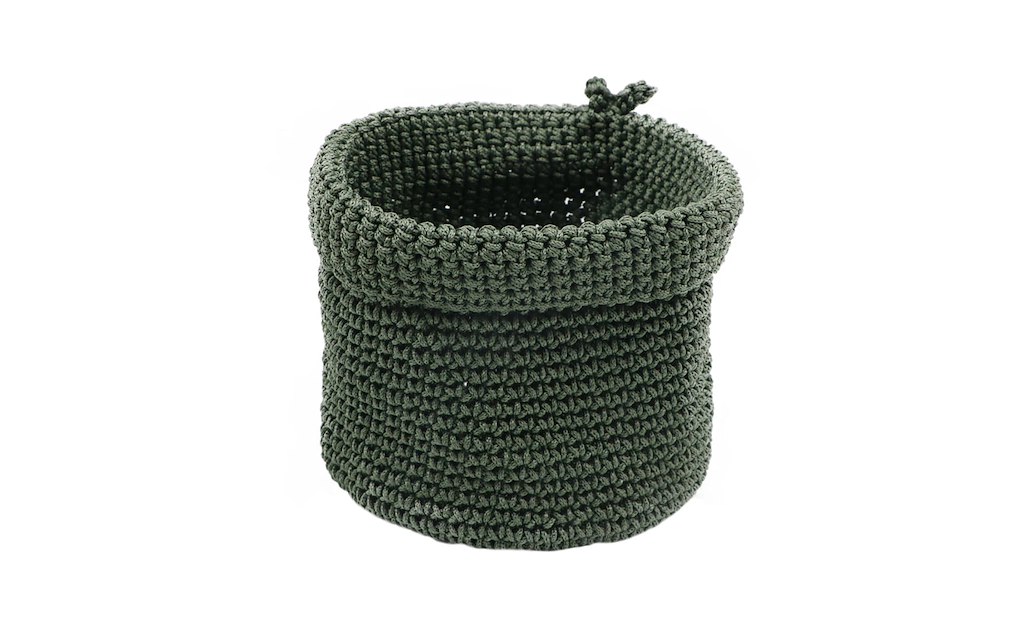 Ukrasna korpa Sage 25x25x25cm zelena