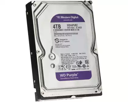 WD 4TB 3.5 inča SATA III 128MB IntelliPower WD44PURZ Purple hard disk