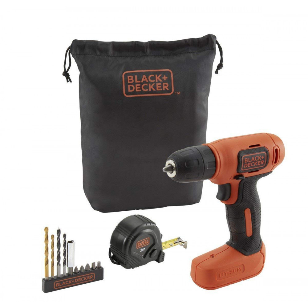 Black & Decker akumulatorska bušilica-odvijač BDCD8GPA + set od 10 delovaID: EK000480403