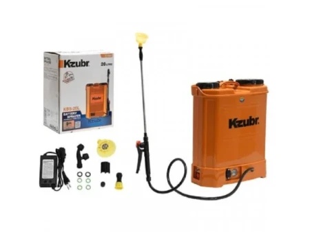 Kzubr KBS-20L/baterija 12V/8Ah/1.2-2.2 litra po minutu/0.4Mpa/3 promenljive mlaznice Prskalica