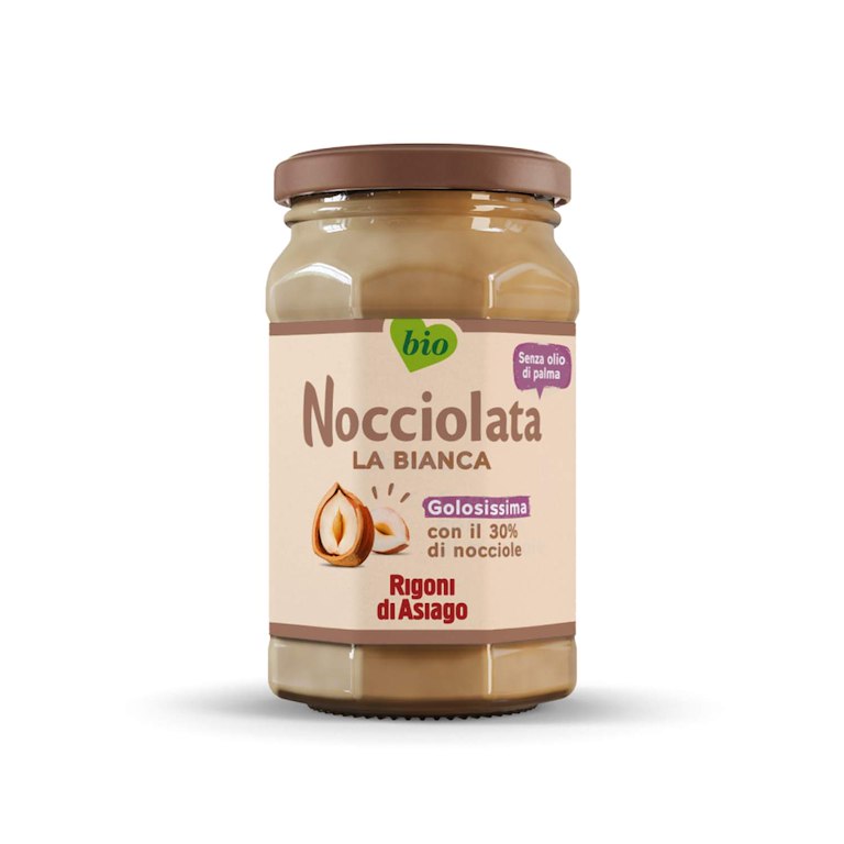 Nocciolata krem od lešnika beli organski 250g nocciolata
