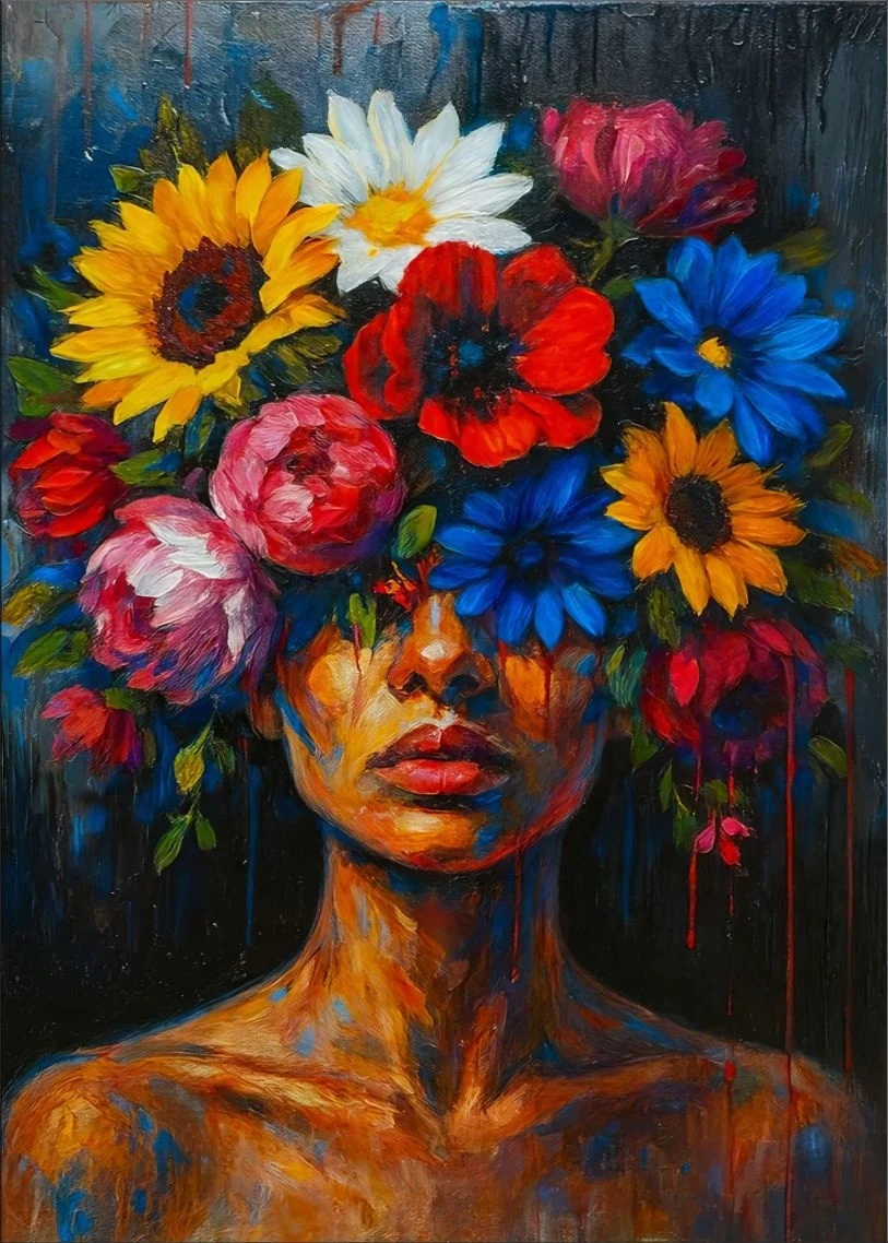Zea, uramljena slika 40x50cm , 50x70cm i 60x80cm