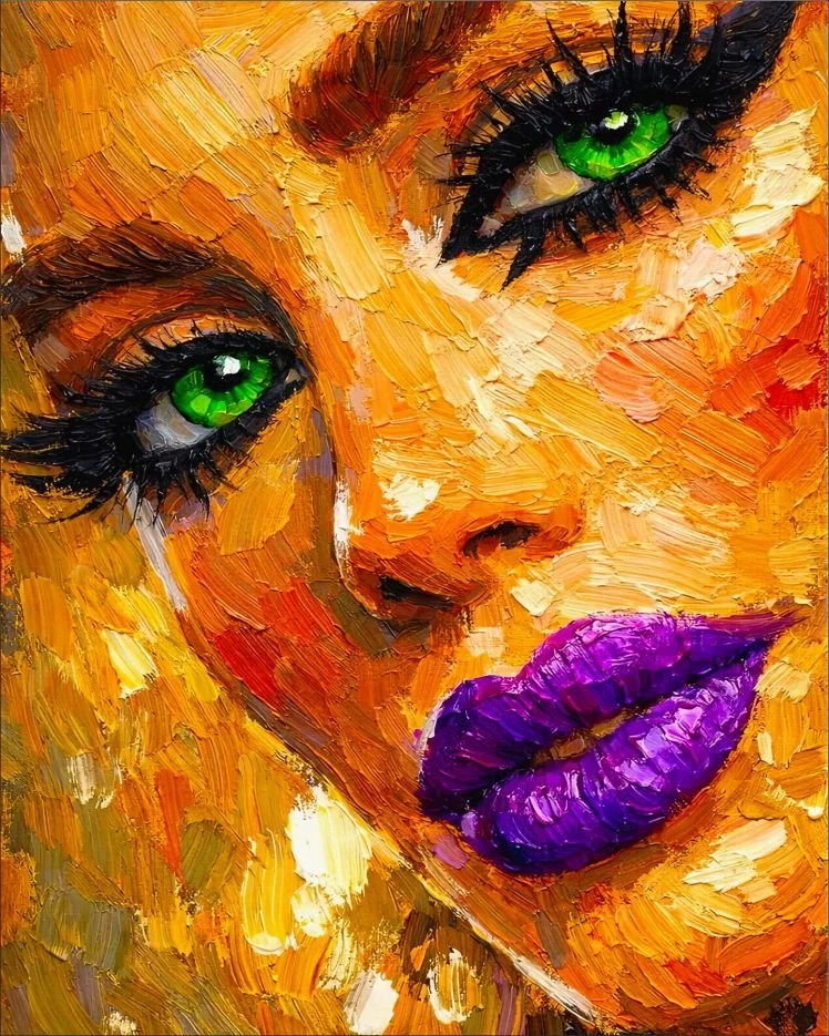 Lea, uramljena slika 40x50cm , 50x70cm i 60x80cm