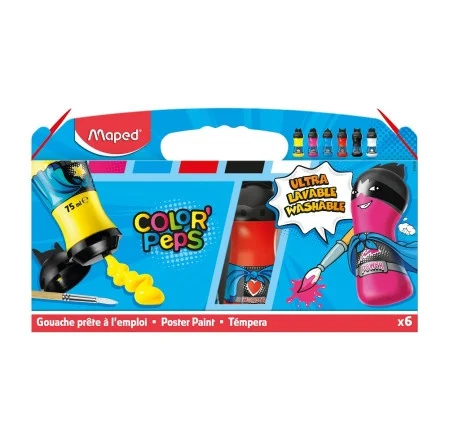 Maped m810010 tempere color`peps set 75ml ( M810010 )