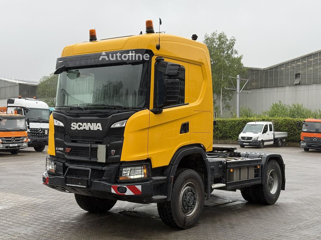 Scania G450 XT 4x4 EURO6 CIĄGNIK SIODŁOWY Z HYDRAULIKĄ WYWROTU tegljač