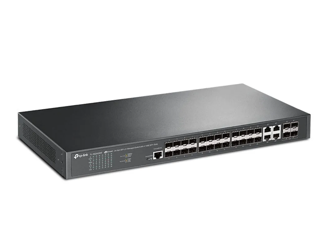 Switch TP-LINK TL-SG3428XF Omada 24-Port SFP L2+ Managed Switch with 4 10GE SFP+ Slots