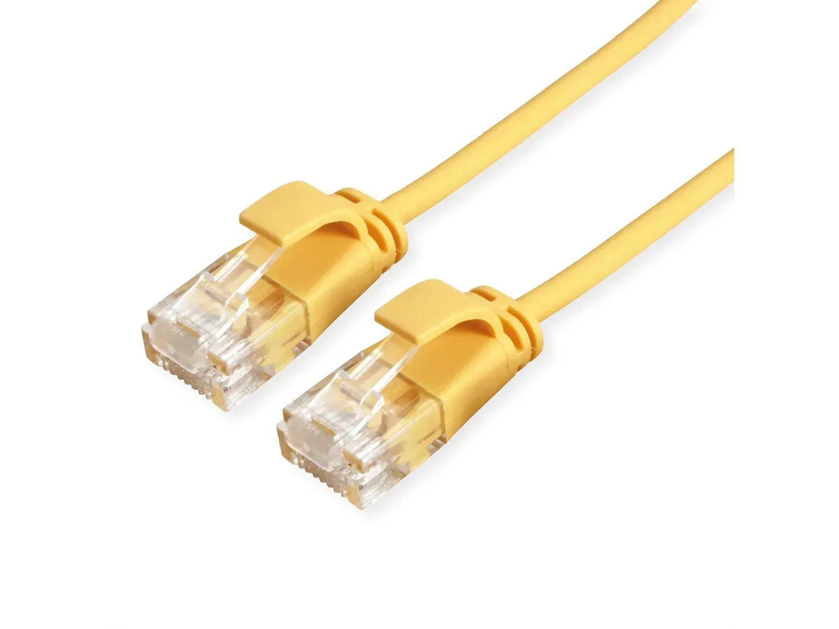 Secomp Roline UTP PatchCord Cat6A/Class EA LSOH CL SLIM žuta 1.5m