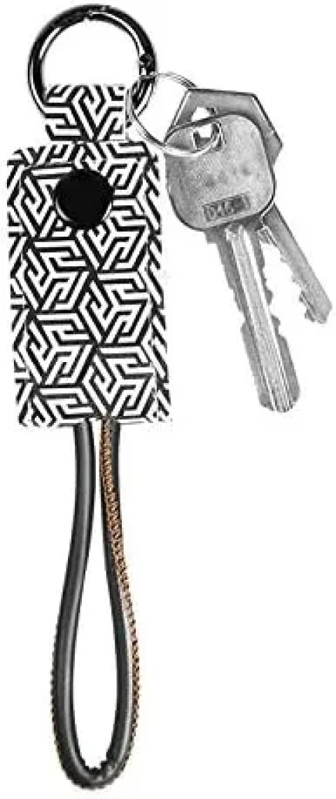 Logilink USB 2.0 Type C cable privezak, C/M na USB - A/M, bela / crna