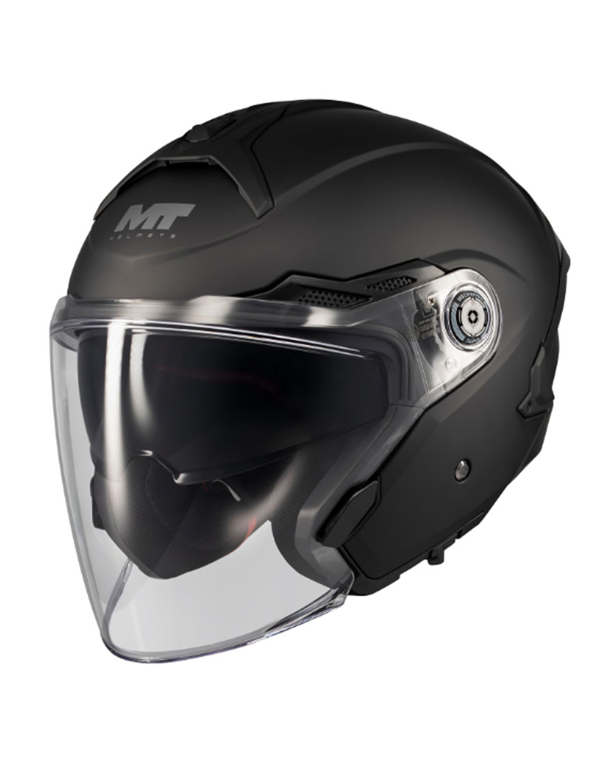 MT jet kaciga Cosmo Pure A1 crna mat