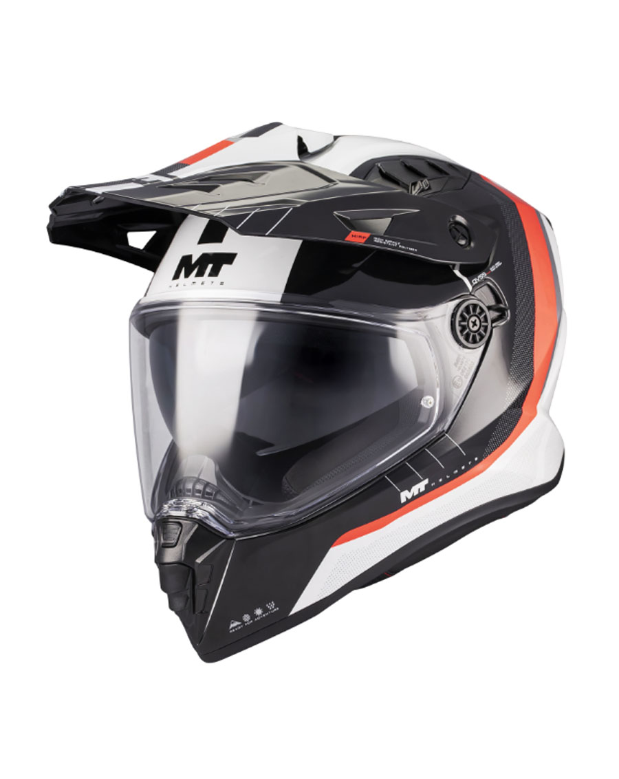 MT kaciga Track Nomad A15 bela