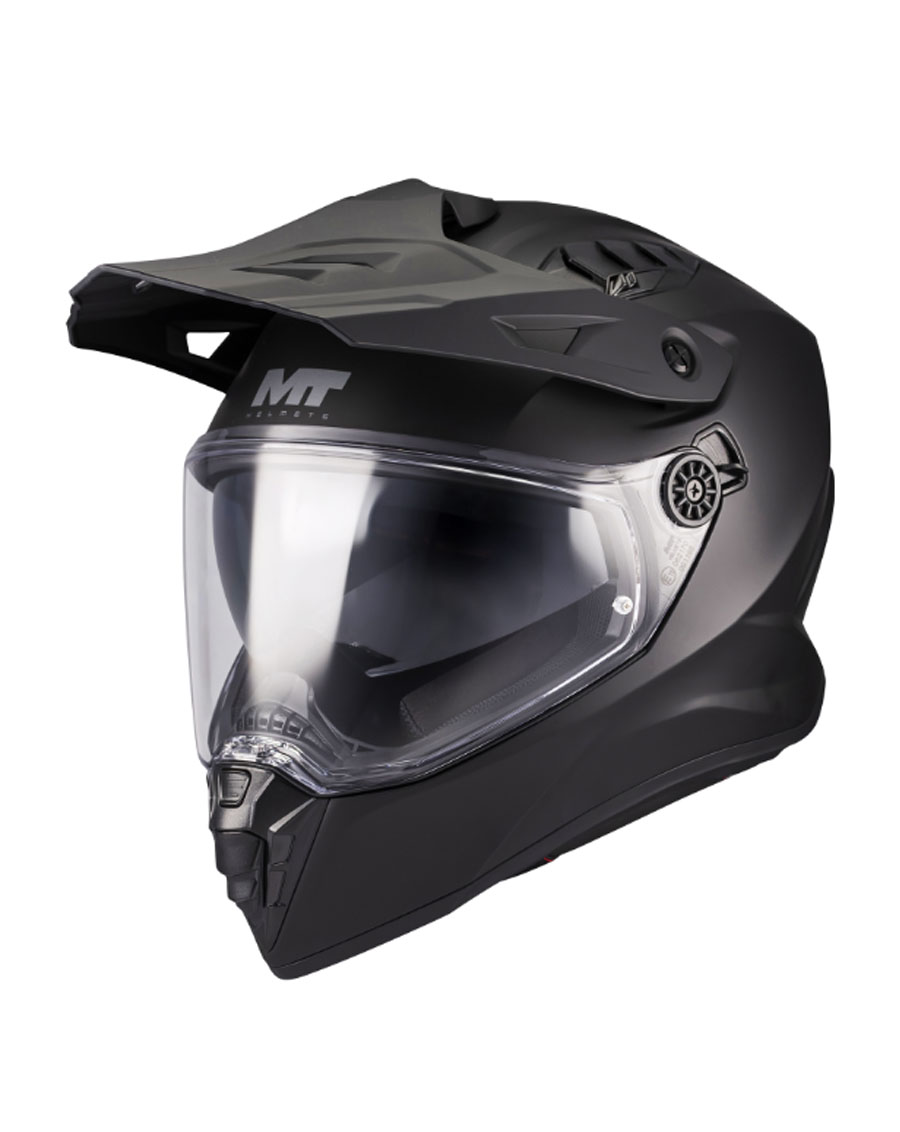 MT kaciga Track Pure A1 crna mat