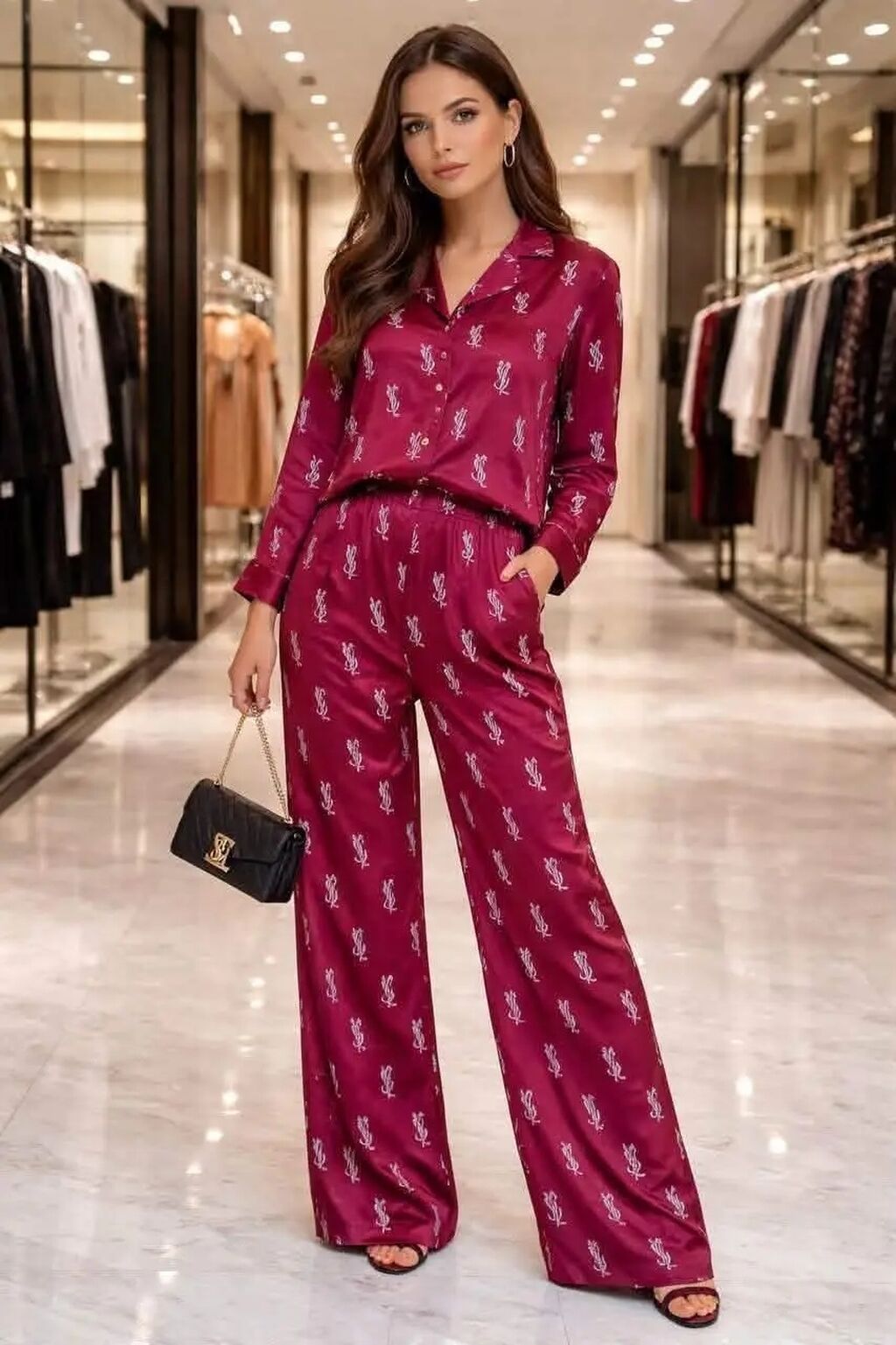 Yves Saint Laurent, S, bоја - Bordo