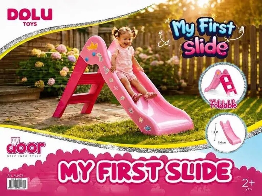 Dolu Toys – My First Slide (sklopiva dečja tobogan) - Namenjeno za
