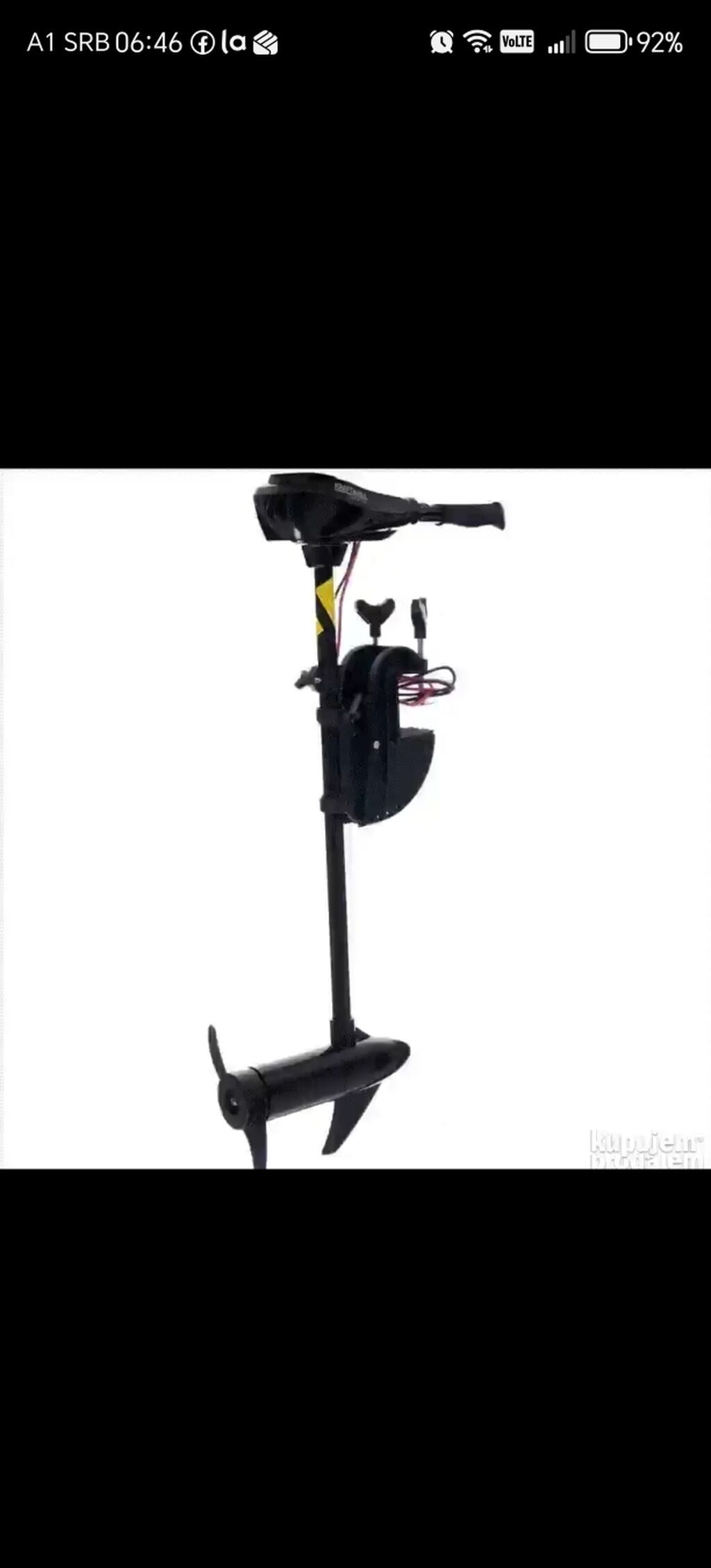 Električni vanbrodski motor za čamac – KRAFT&DELE (trolling motor)