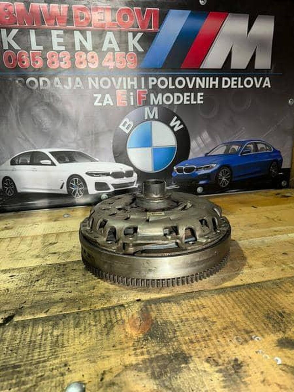 ZAMAJAC I SET KVACILA 2.0D M47 ZA BMW 118, 120, 318 . OD 2004. DO