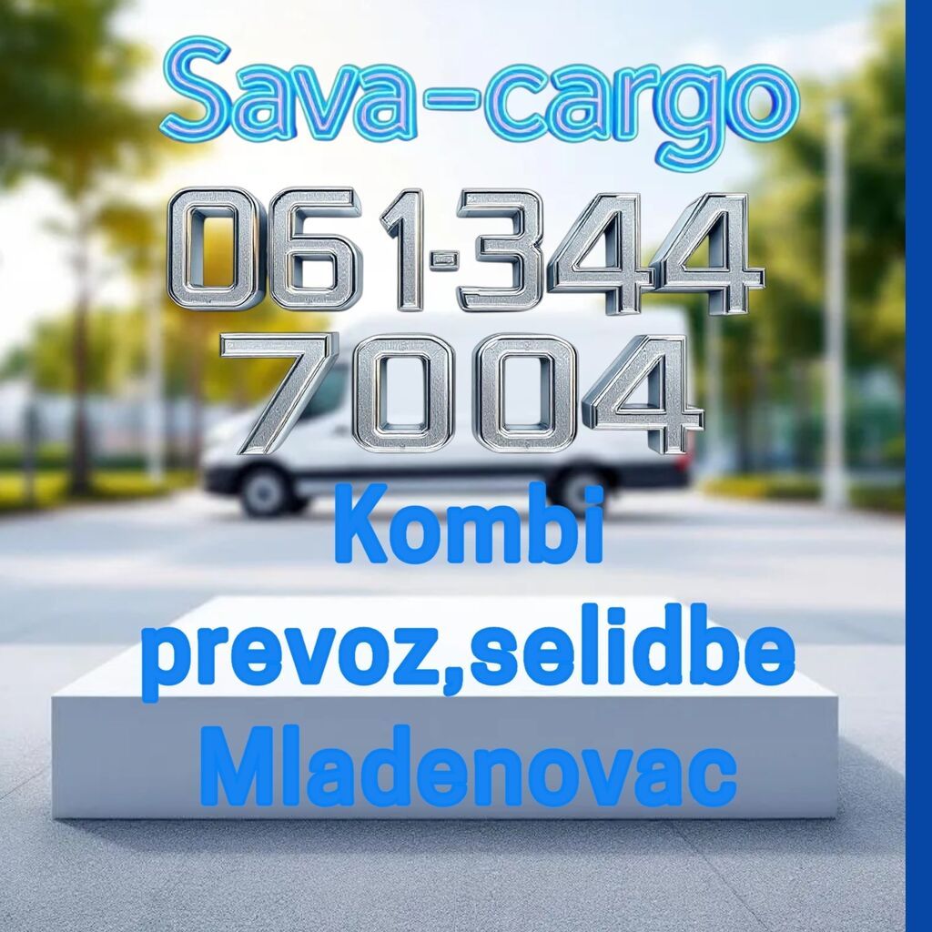 Kombi prevoz i selidbe – Mladenovac Usluge: - Prevoz nameštaja, bele