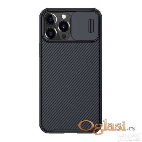 Maska za iphone 13 pro max Nillkin cam shield pro crna