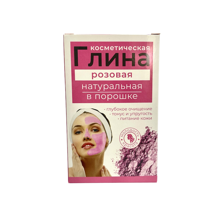 Kozmetička roze glina za osetljivu kožu, 100 g