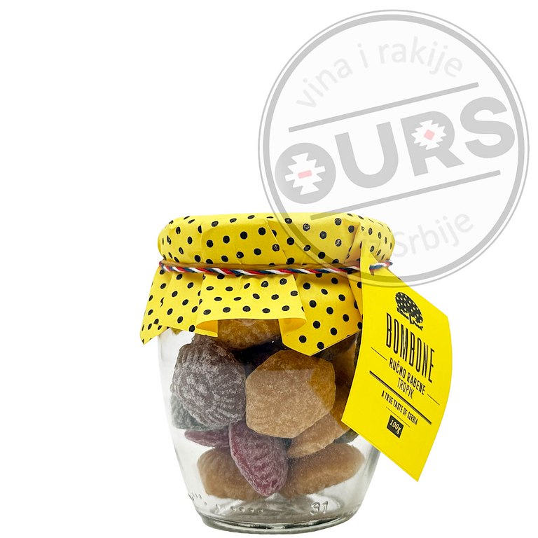 Ethno Food bombone Tuti Fruti 125gr