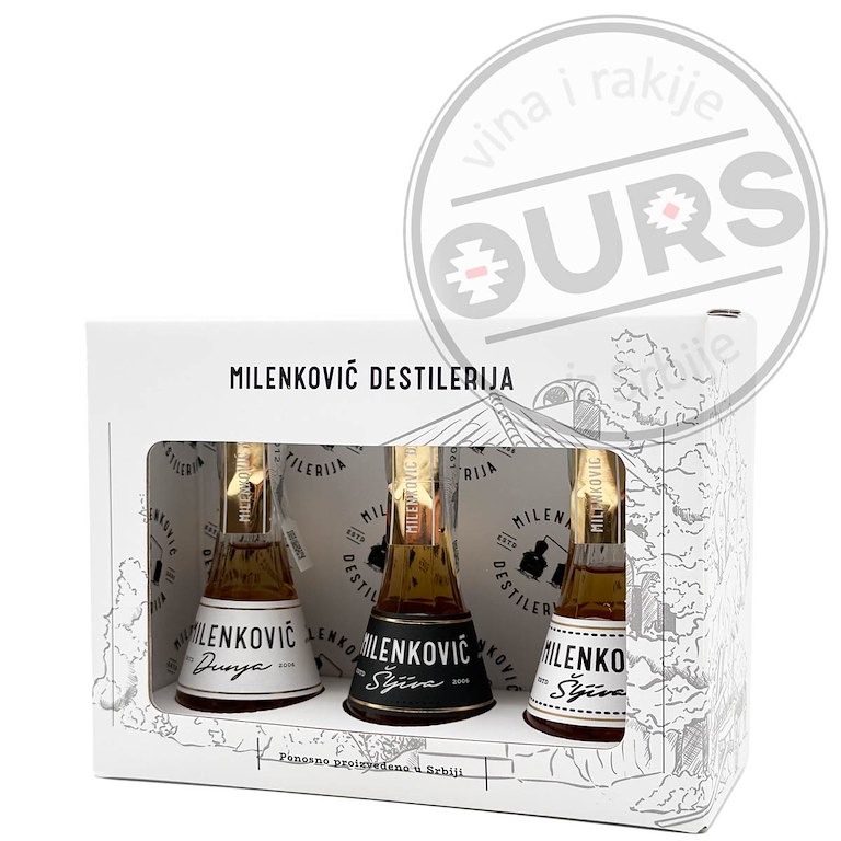 Milenković poklon box 3 x 0,04L