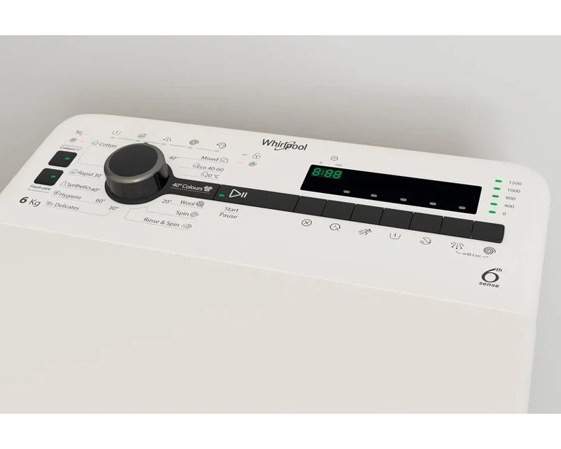 WHIRLPOOL TDLRB 6240SS EU/N mašina sa gornjim punjenjem