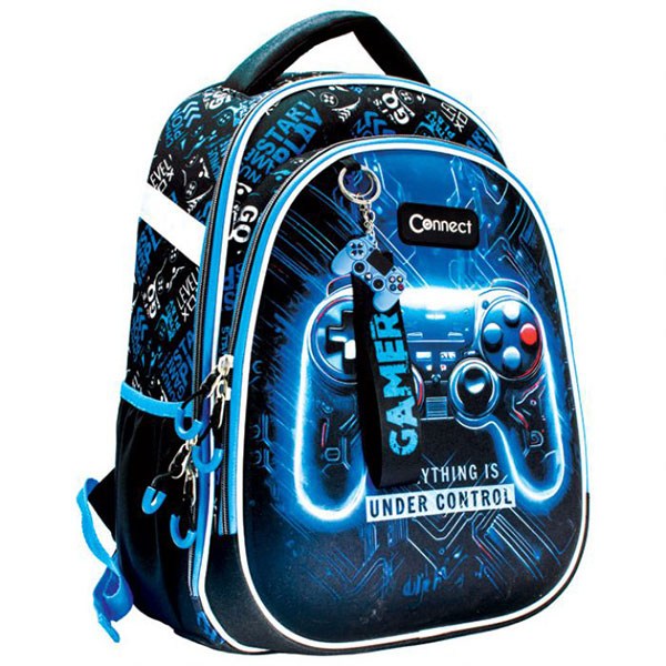 Ranac za školu anatomski lagan XT Gamer Blue 26.Connect 60538