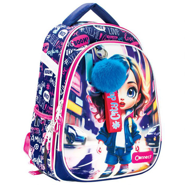 Ranac za školu anatomski lagan XT City Doll 26.Connect 60581