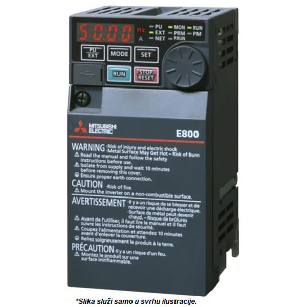 FREKVENTNI REGULATOR MITSUBISHI FR-E840-0095-4-60 3,7-5,5 kW