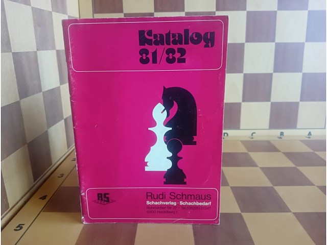 Rudi Schmaus - Sah Katalog 81/82 (sah)
