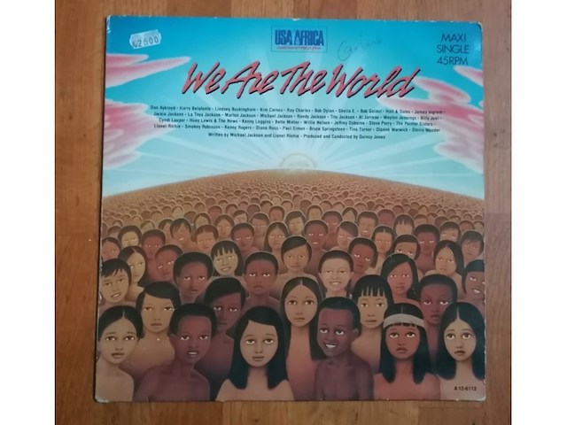 USA FOR AFRICA - WE ARE THE WORLD/MAXI SINGLE
