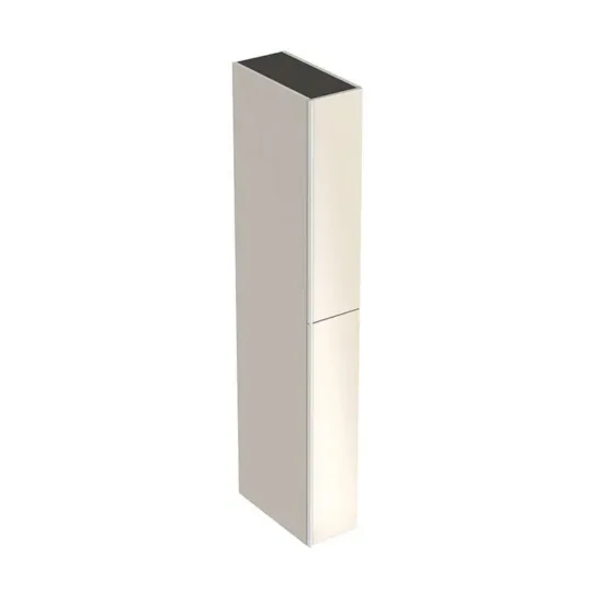 GEBERIT ACANTO VISOKI ORMARIĆ SA DVA ELEMENTA NA IZVLAČENJE, 22X173X47,6 CM, STAKLO SIVA