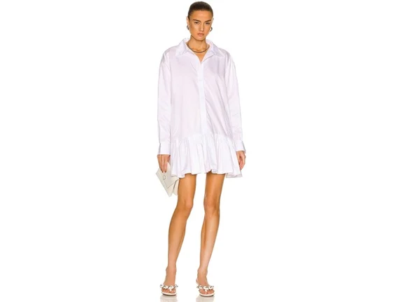 Norma Kamali Ženska košulja ST4216CS393002-WHITE