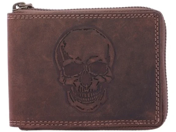 Sergio Valentini Muški kožni novčanik IN-1101-Skull