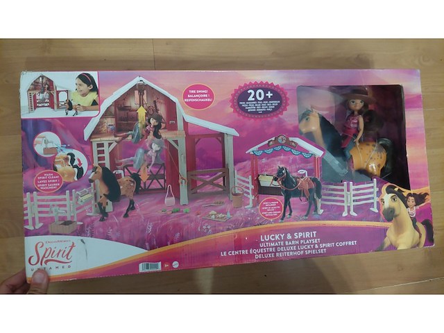 Mattel Štala sa figurama Laki i Spirit NEKORIŠĆENO