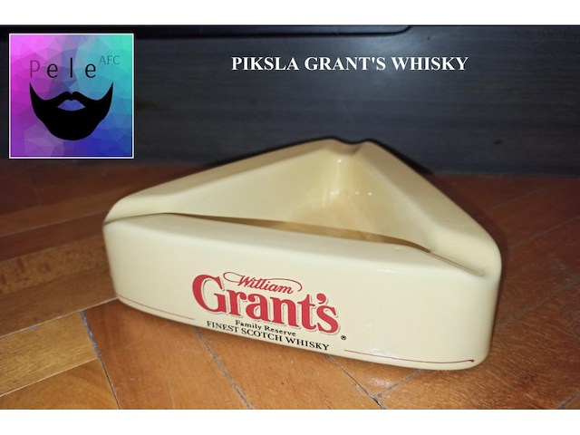 Pepeljara (piksla) velika Grant`s Whisky - TOP PONUDA