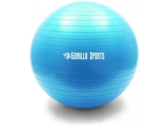GORILLA SPORTS Lopta za vežbanje (55 cm / Plava)
Za zanimljiviji i udobniji trening, jača leđa i efikasnije vežbe
Za zanimljiviji i udobniji trening, jača leđa i efikasnije vežbe