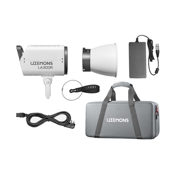 Godox Litemons LA300R K1 RGB LED Monolight (White, Travel Kit)