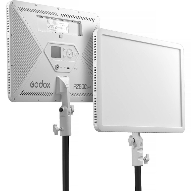 Godox P260C PRO Bi Bi-color LED panel
Snažnije performanse
Bi-color fleksibilnost
Mekše i prijatnije svetlo
Više opcija napajanja
NFC brzo povezivanje
Wireless kontrola
Visoka preciznost bo...