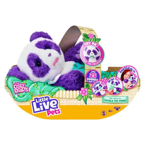 Little Live Pets Cozy Dozys Petals The Panda