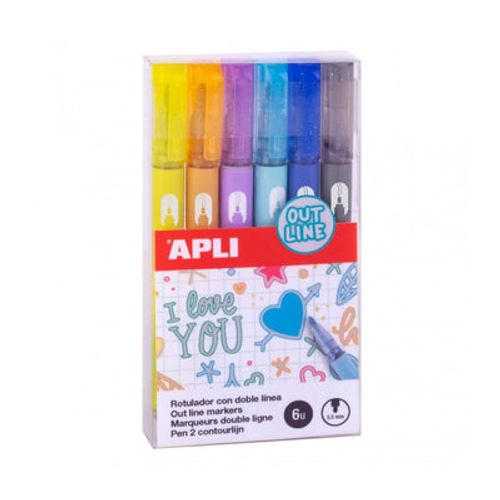 APLI Outline metalik markeri
