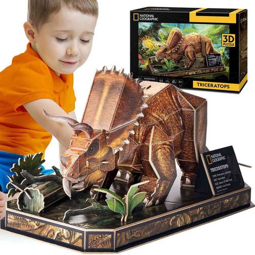 Cubicfun Puzzle Triceratops Ds1052H