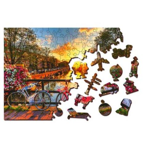Wooden City Drvene puzzle - Amsterdam M