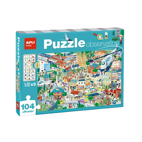 APLI kids Puzzle tražilica - Grad